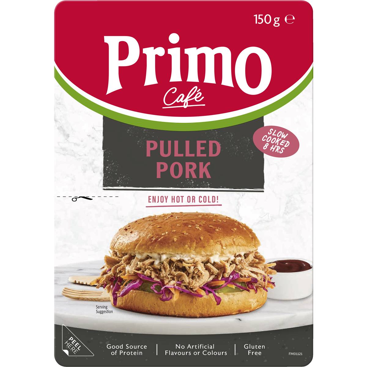 Primo Pulled Meat Slider Pork 150g Woolworths