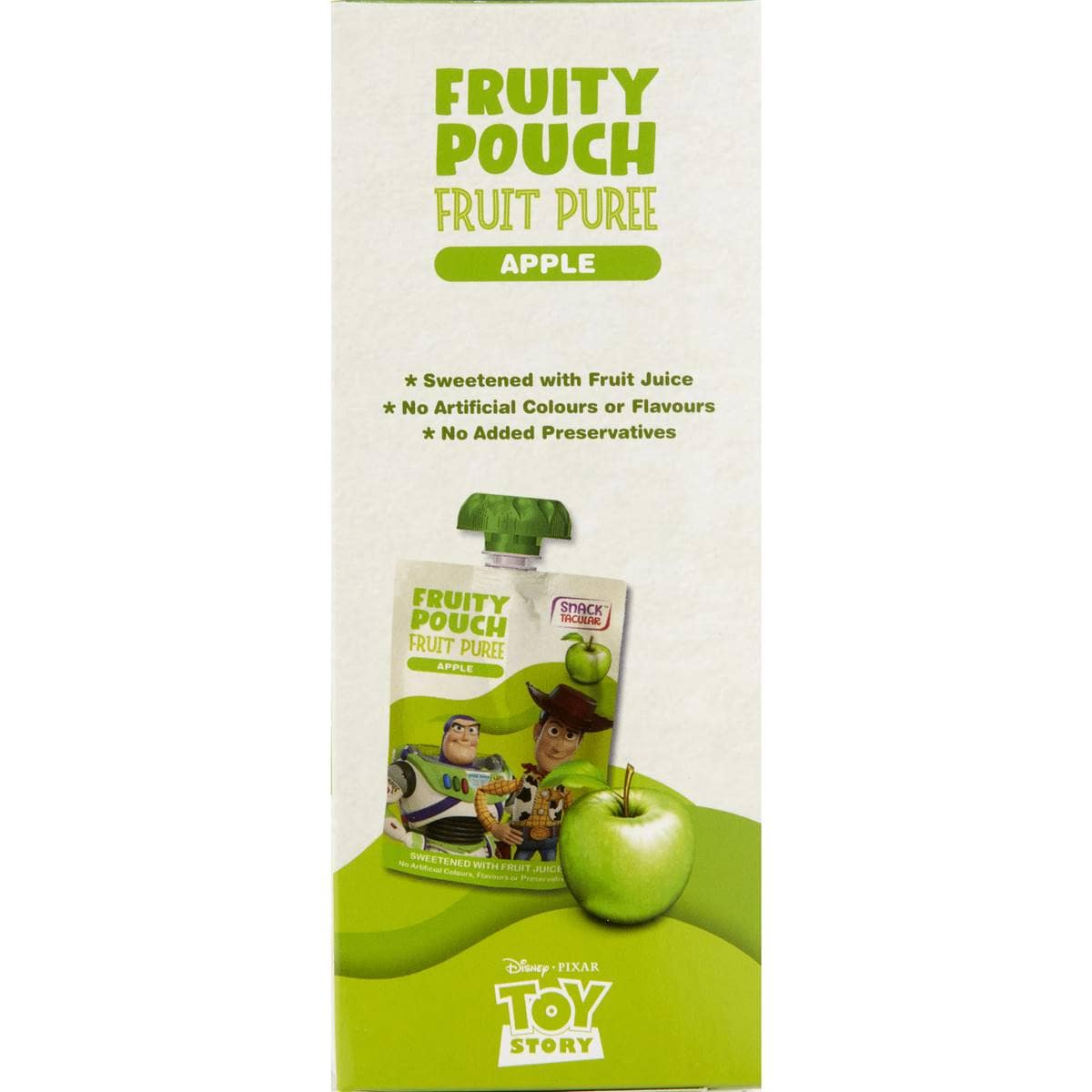 Snacktacular Fruity Pouch Fruit Puree Apple 4 Pack | Woolworths
