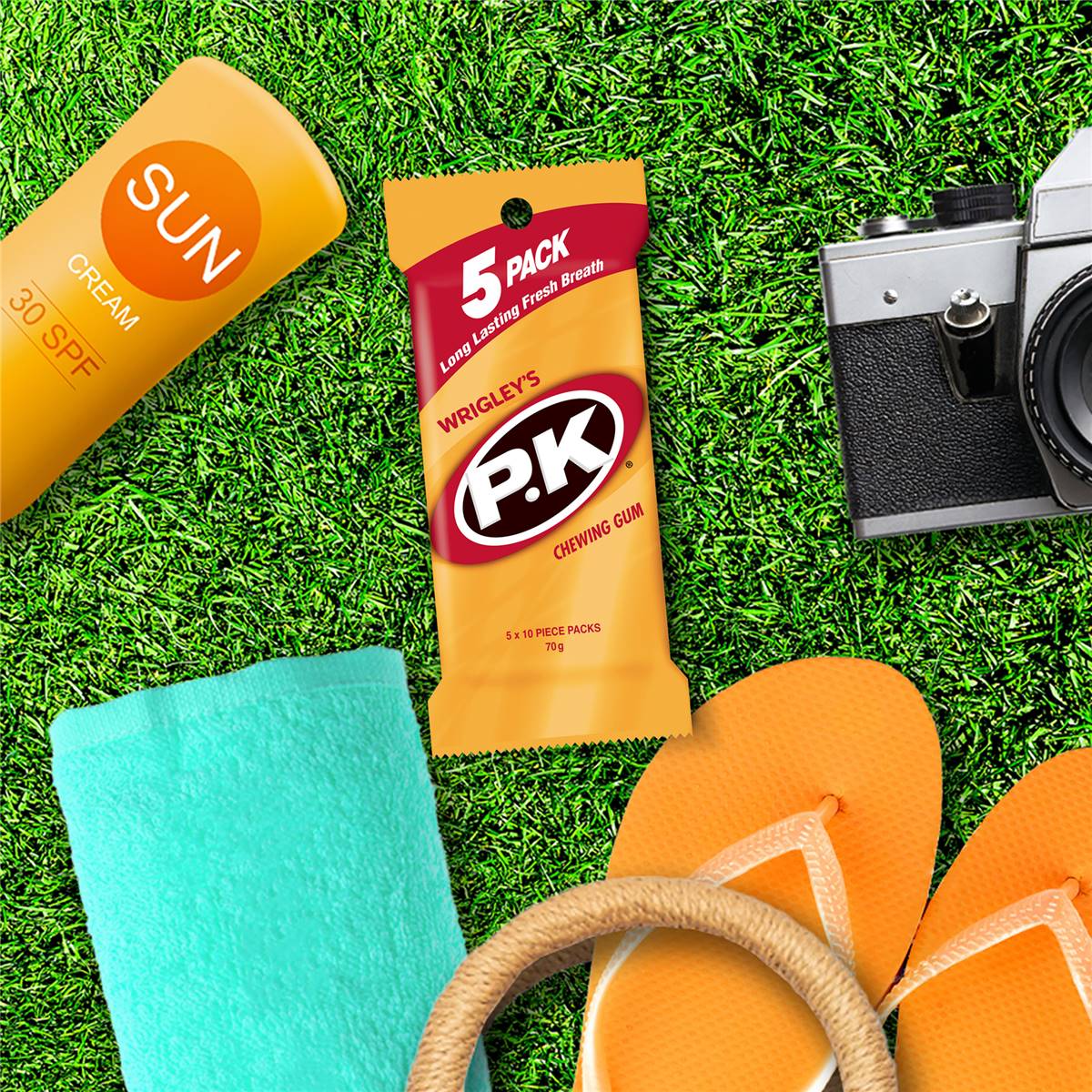 Wrigley's P.k Gold Original Chewing Gum Multipack 5x14g | Woolworths