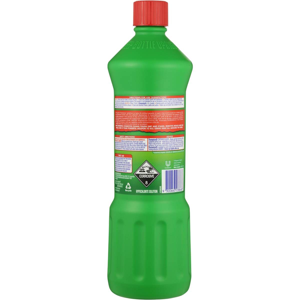 Domestos Disinfectant Bleach Toilet Cleaner Mountain Fresh 1.25l ...