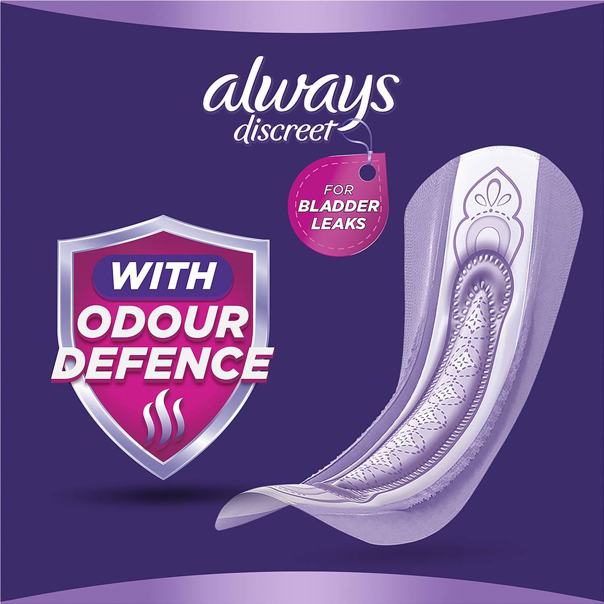 Always Discreet Incontinence Pads Normal 12 Pack | Woolworths