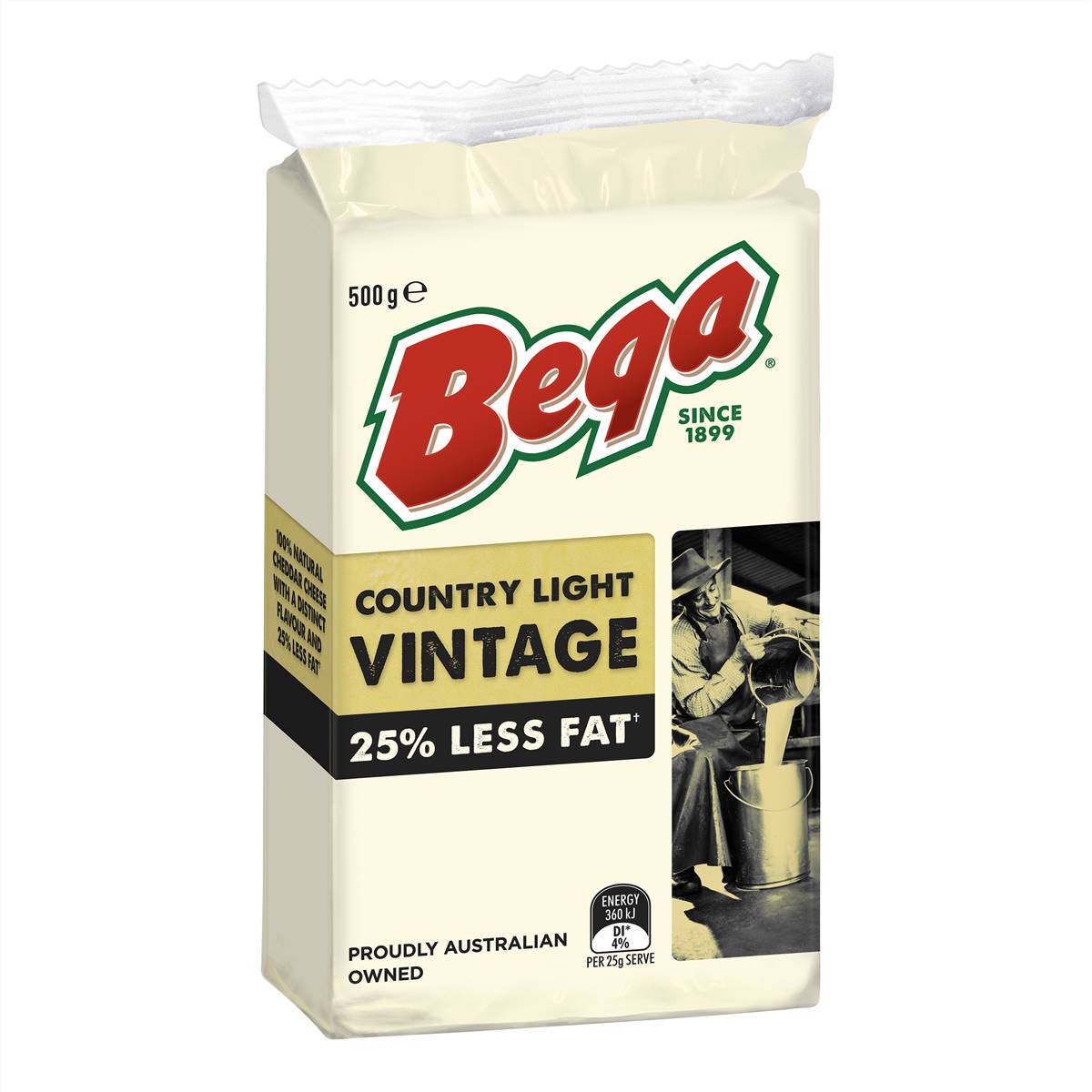 Bega Country Light Vintage Cheese 500g | Woolworths