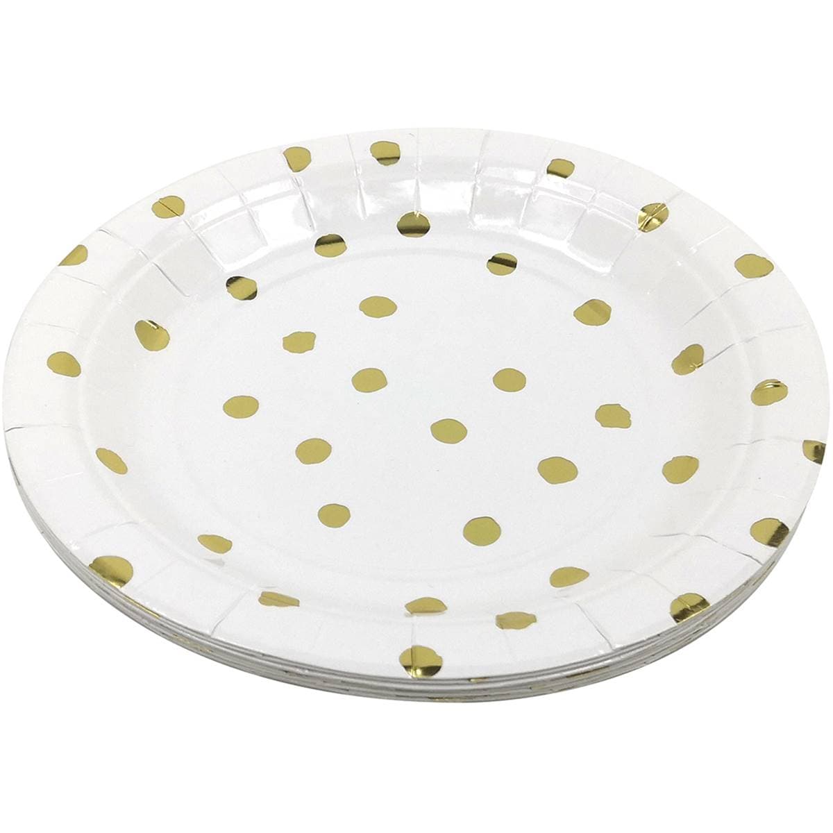 Armada Metallic Paper Side Plates Assorted 10 Pack | Woolworths