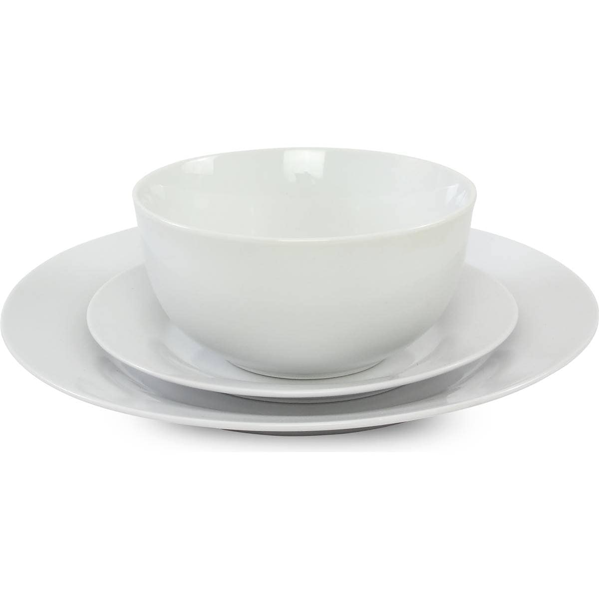 Essentials Dinner Set 12 Piece Each | Woolworths