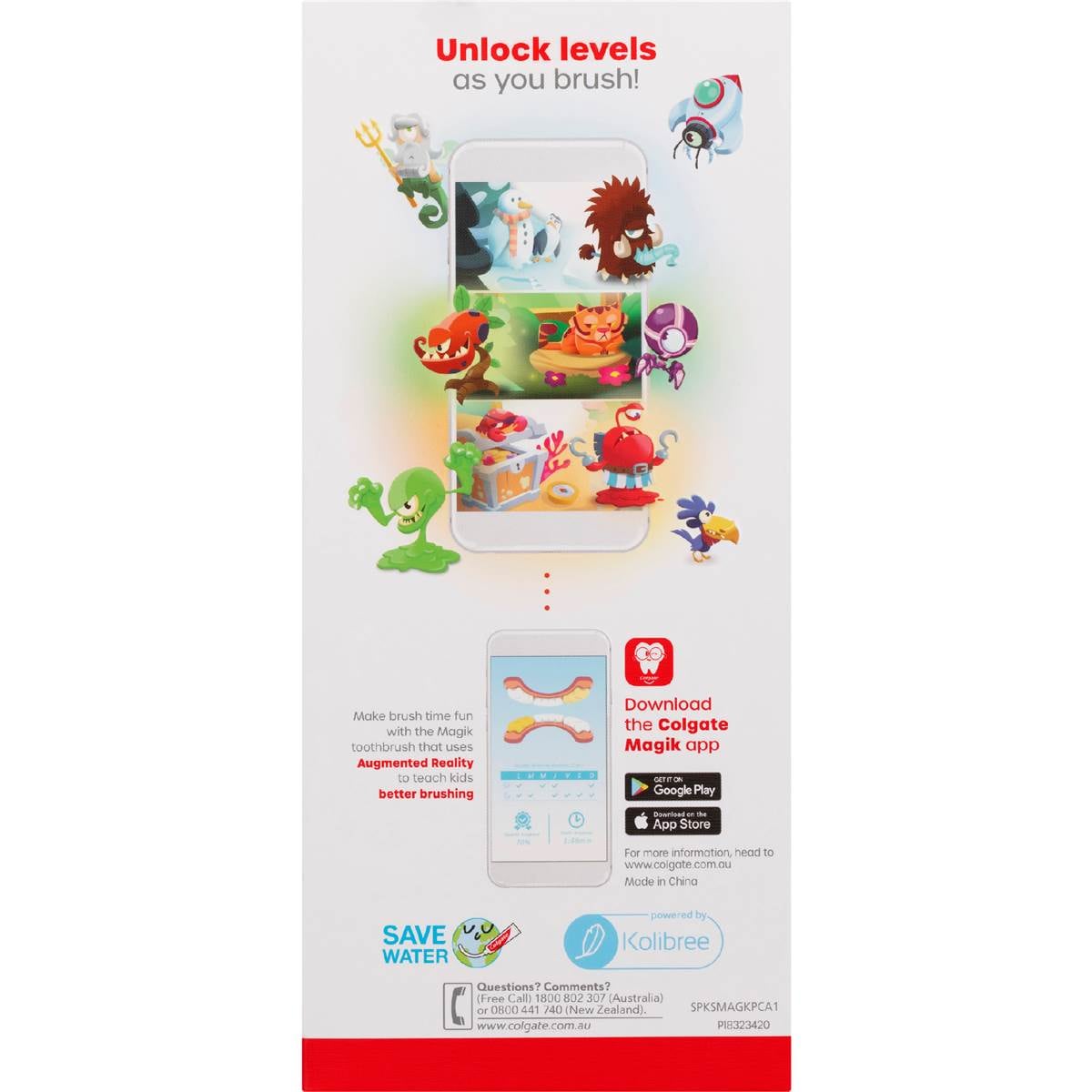 Colgate Magik Toothbrush Kids 6+ Years Each | Woolworths