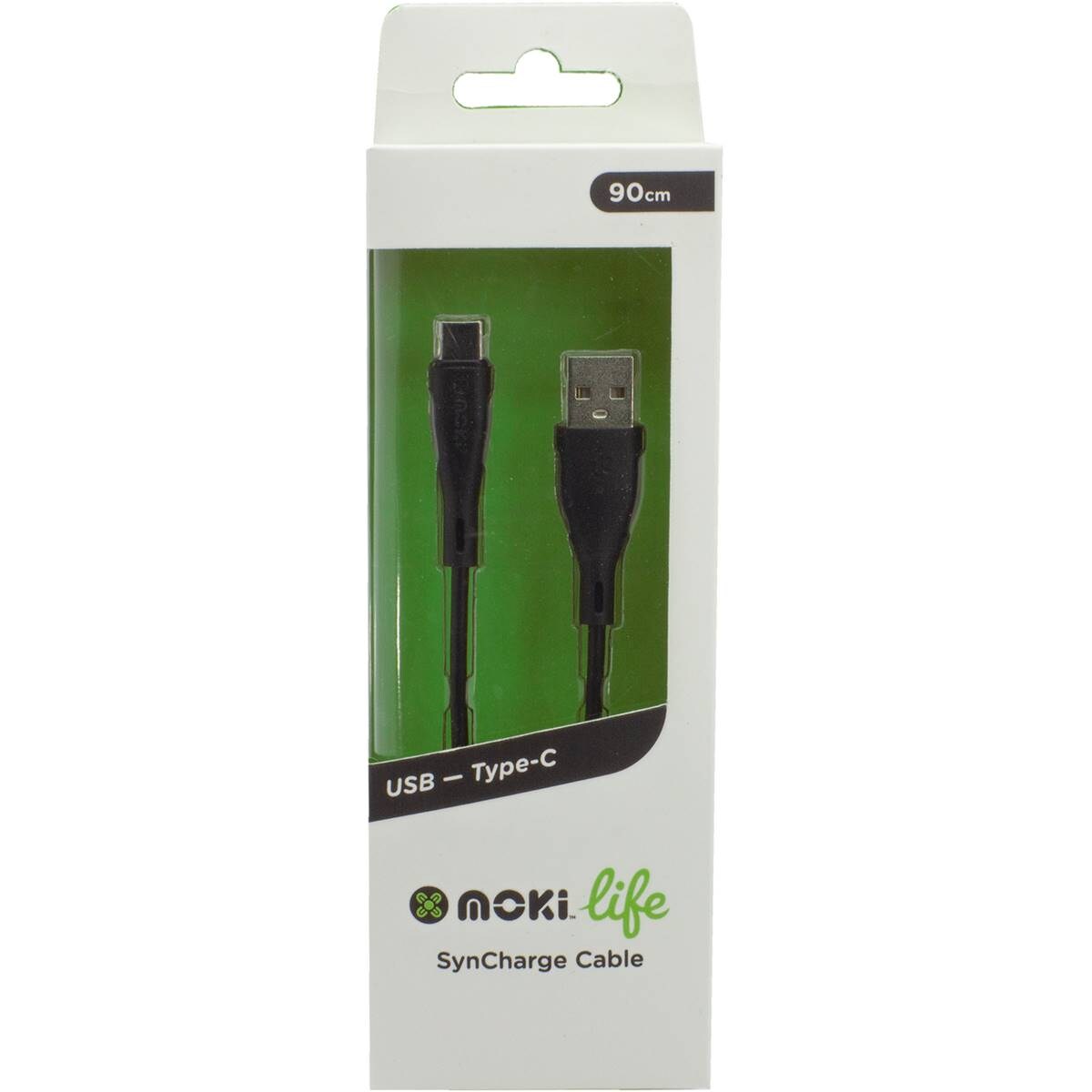 Moki Life Type-c To Usb Syncharge Cable 90cm Each | Woolworths