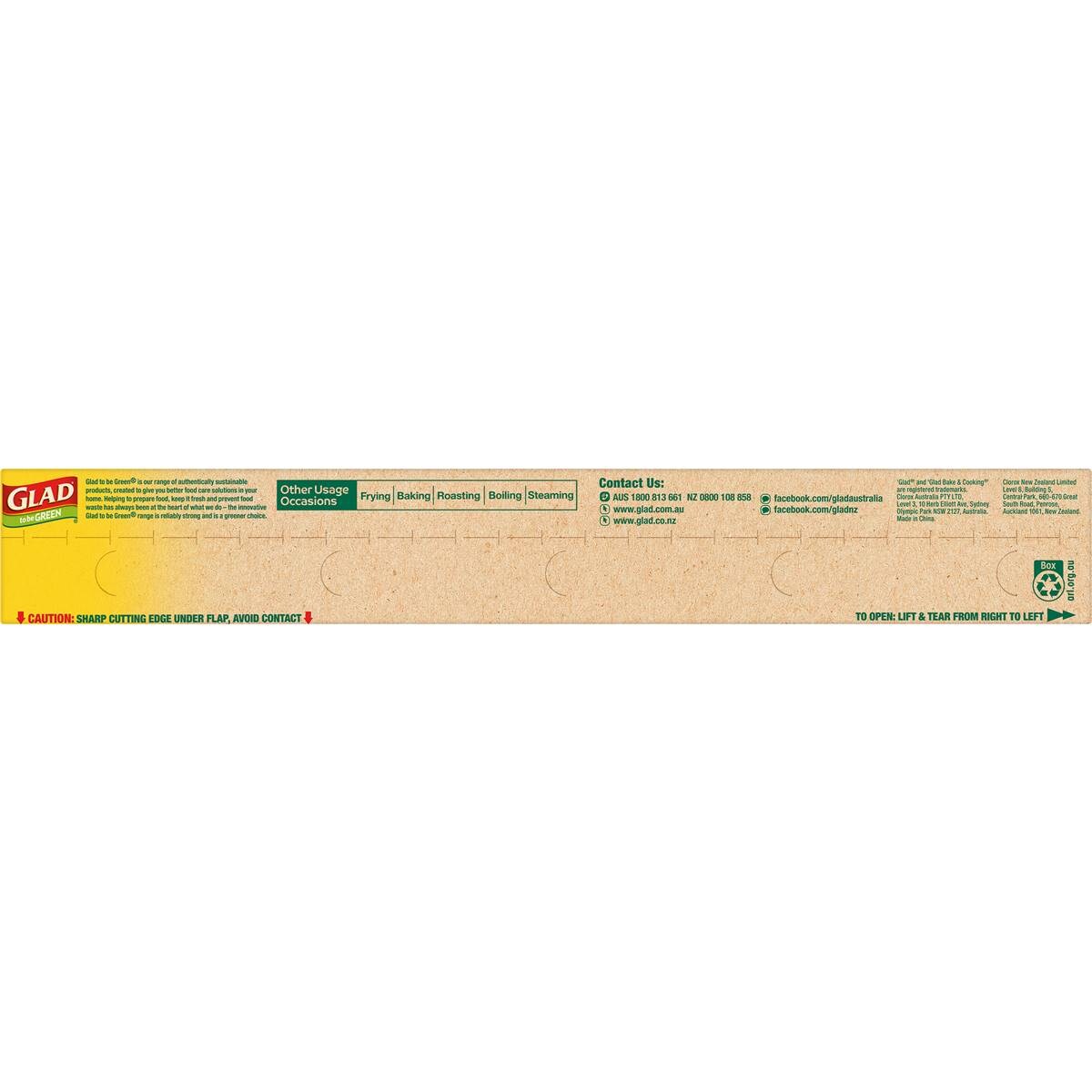 Glad To Be Green Compostable Brown Bake Paper 15m | Woolworths