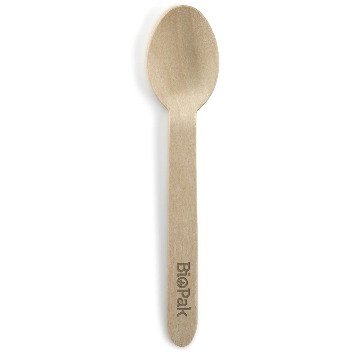 Biopak Biocutlery Wooden Spoons 10 Pack | Woolworths