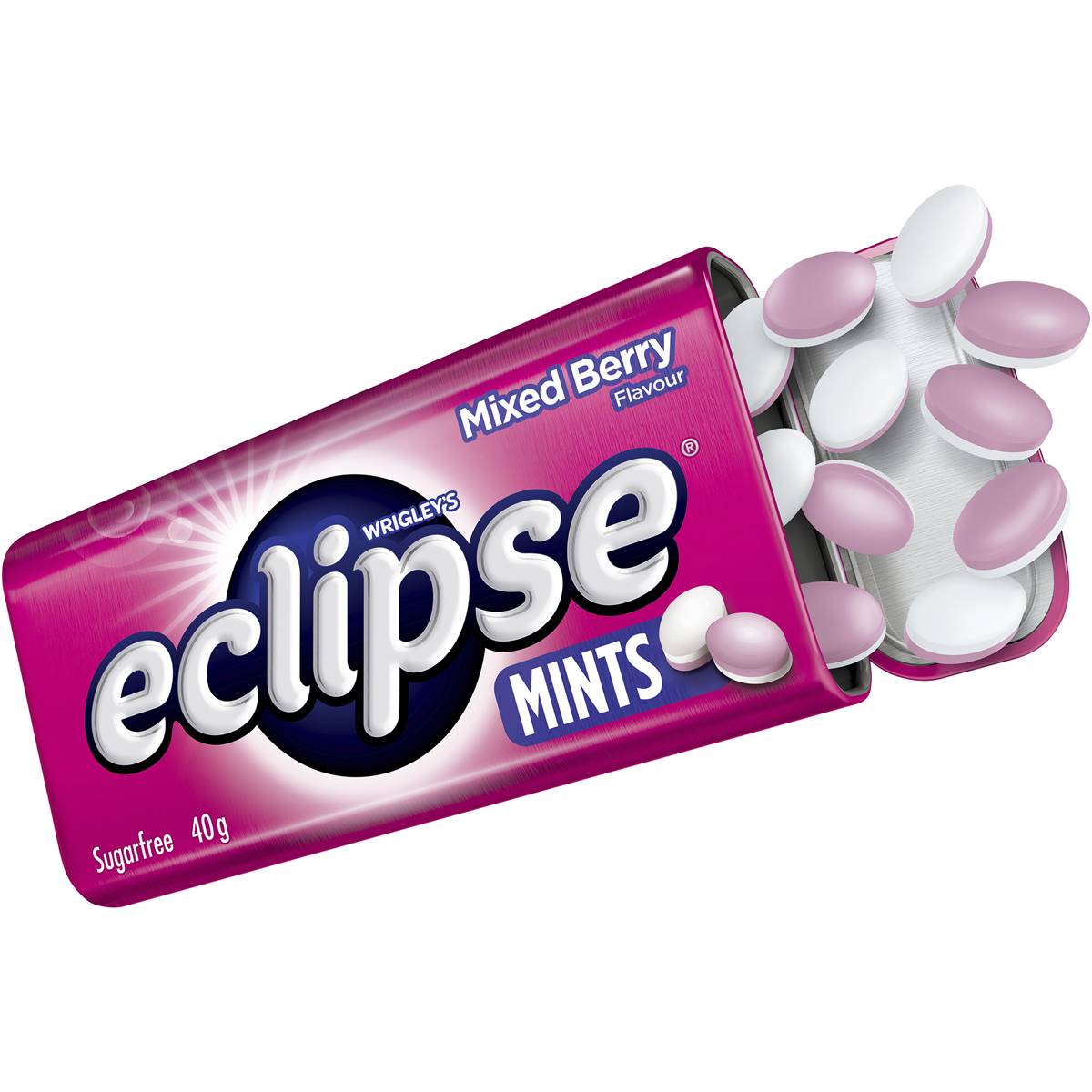 Eclipse Mixed Berry Mints 40g | Woolworths