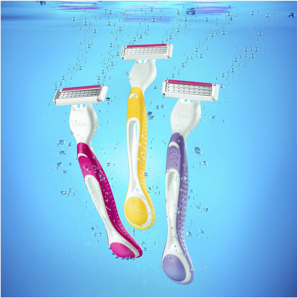 Venus Venus Simply Disposable Razors 3 Pack | Woolworths