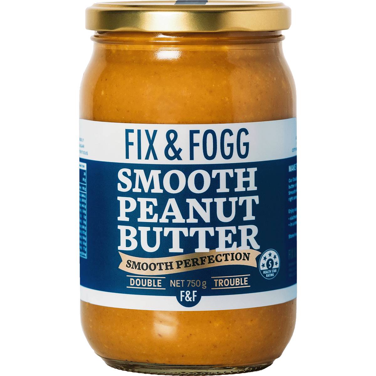 Fix And Fogg Smooth Peanut Butter 750g | Woolworths