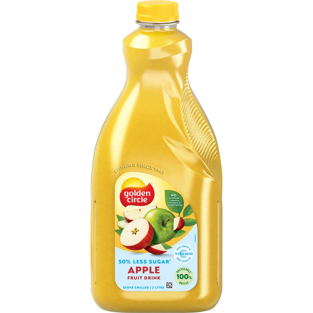 Golden Circle Apple Juice 50 Less Sugar Fruit Juices 2l Woolworths