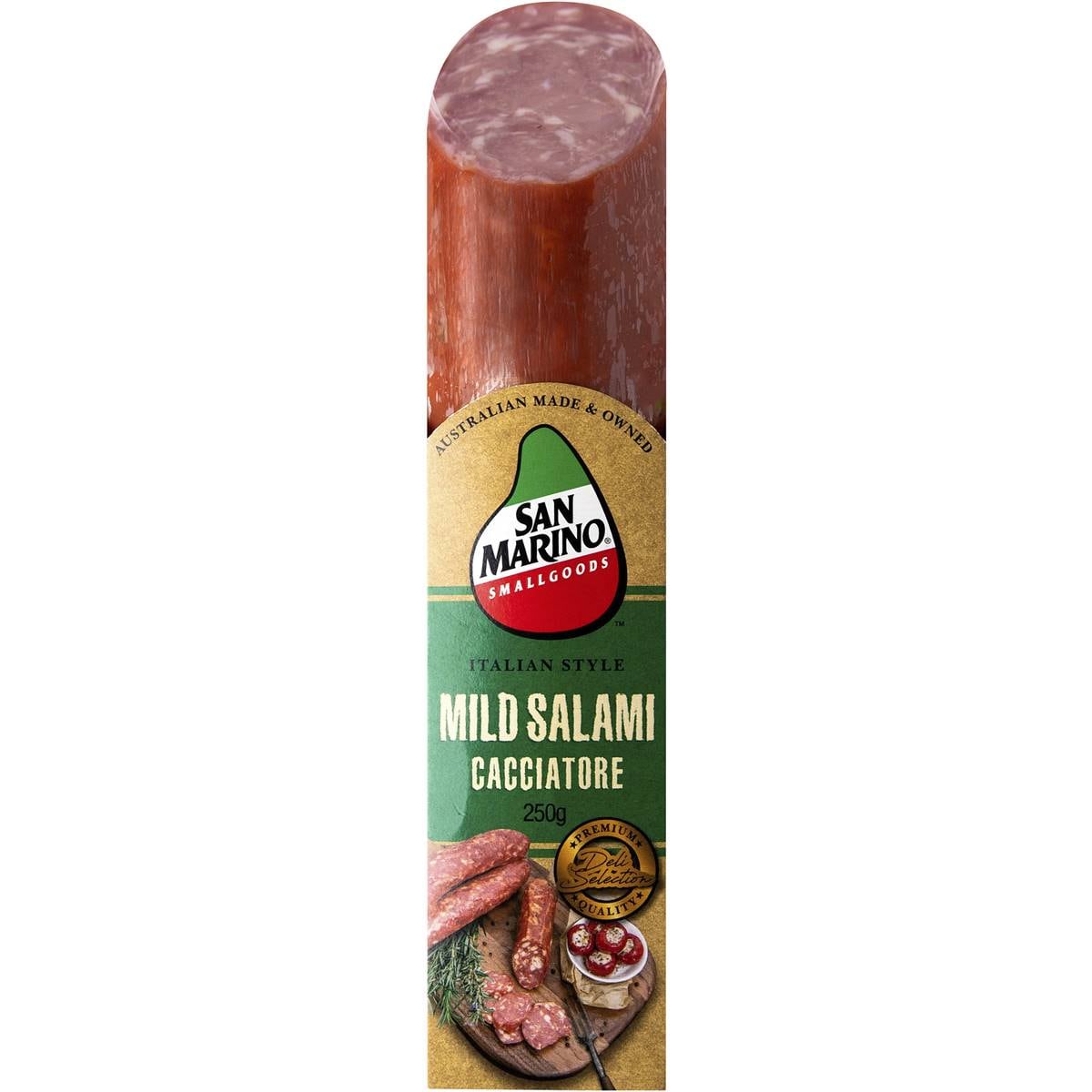 San Marino Italian Style Mild Salami Cacciatore 250g | Woolworths