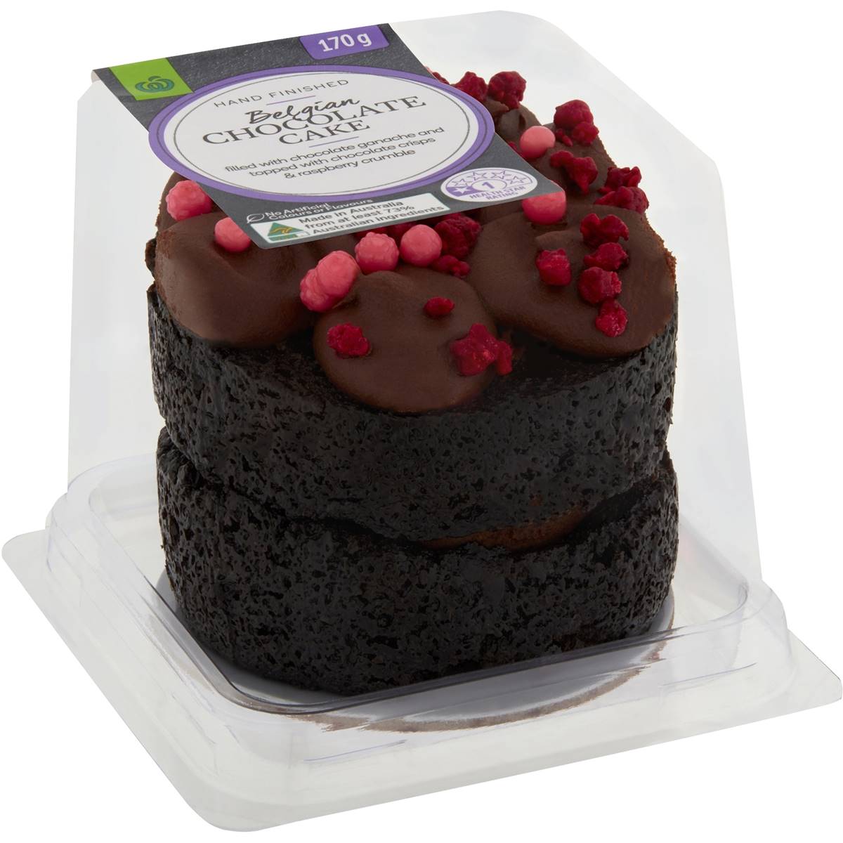 Woolworths Belgian Chocolate Layer Cake 170g | Woolworths