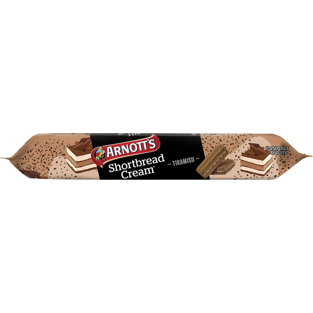 Arnott's Shortbread Cream Biscuits Tiramisu 250g | Woolworths
