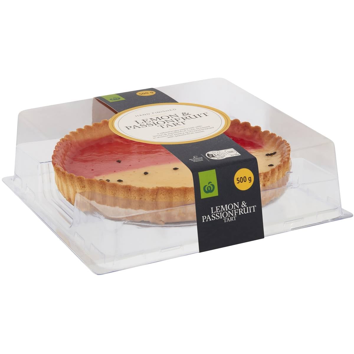 Woolworths Lemon & Passionfruit Tart 500g | Woolworths