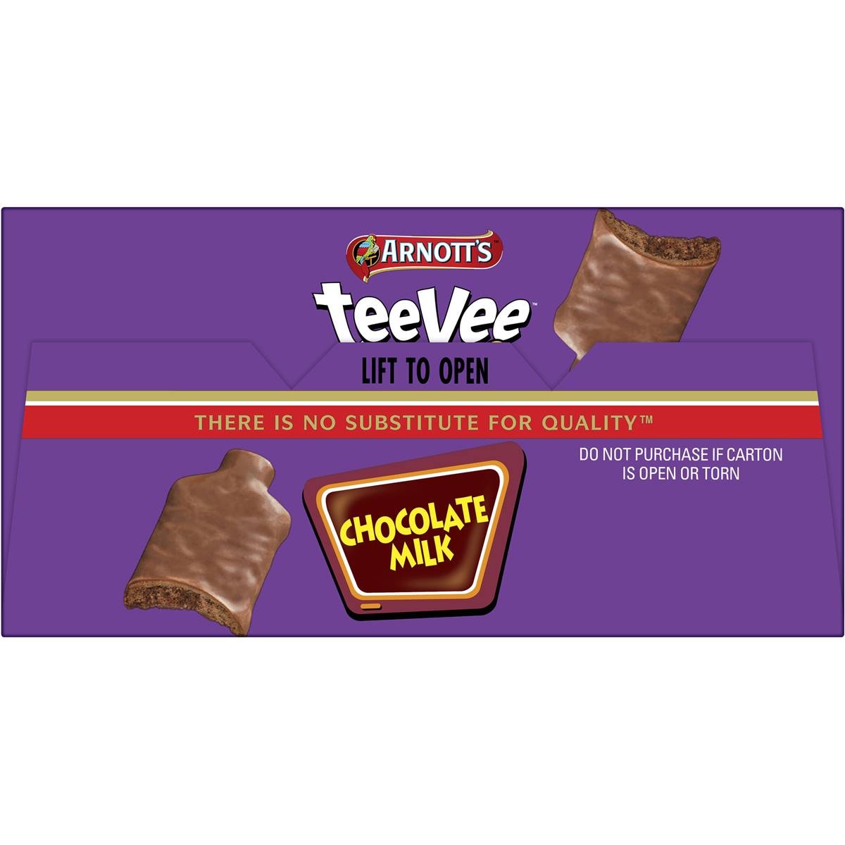 Arnott's Teevee Chocolate Biscuits Chocolate Milk 165g | Woolworths