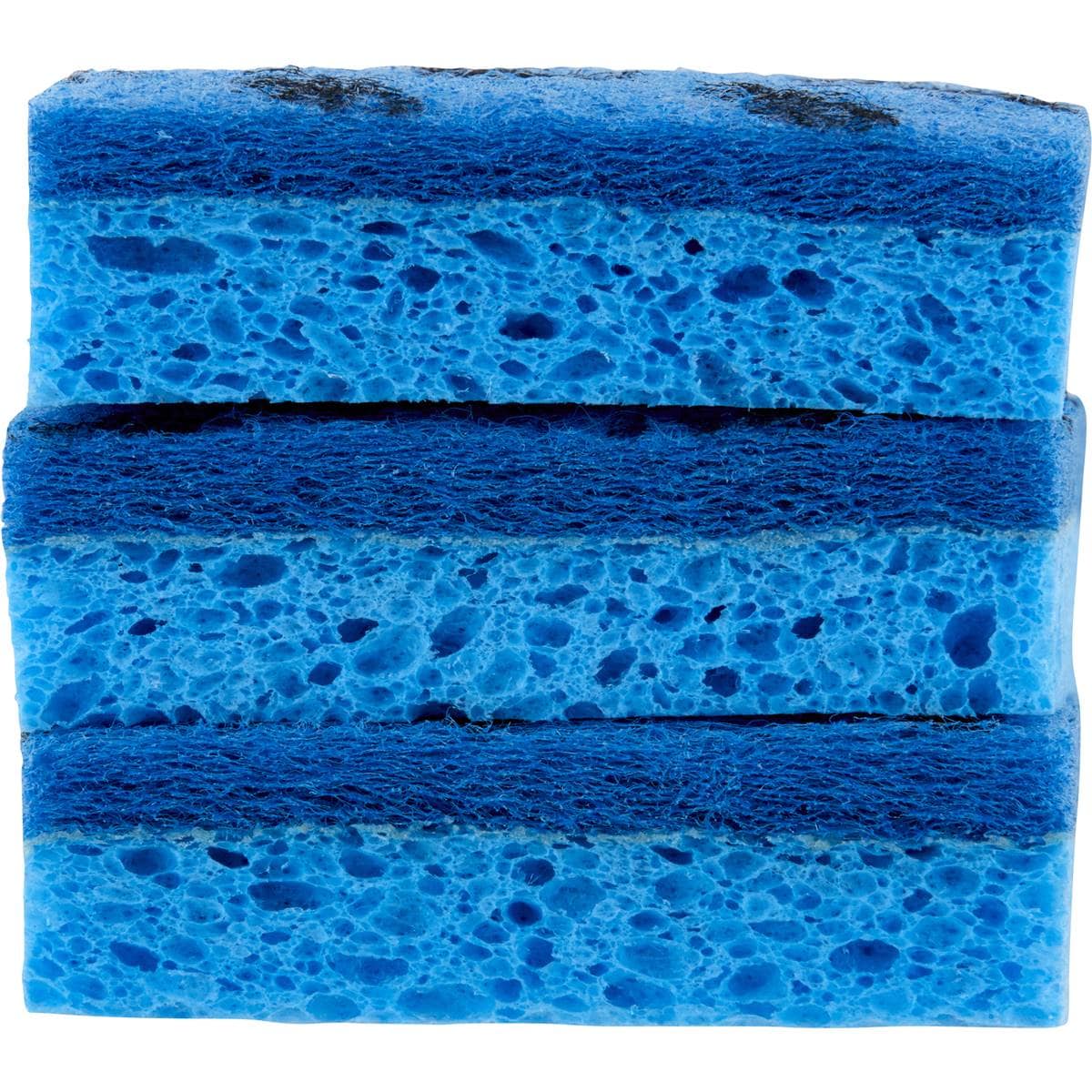 Vileda Anti-bacterial Sponge Scourer Non-scratch 3 Pack | Woolworths