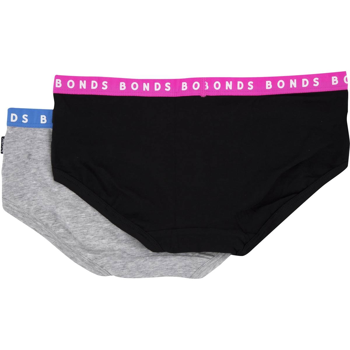 Bonds Ladies Hipster Boyleg Size 10 Assorted 2 Pack | Woolworths