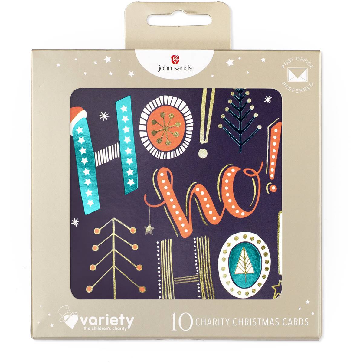 John Sands Christmas Cards Greeting 10 Pack | Woolworths