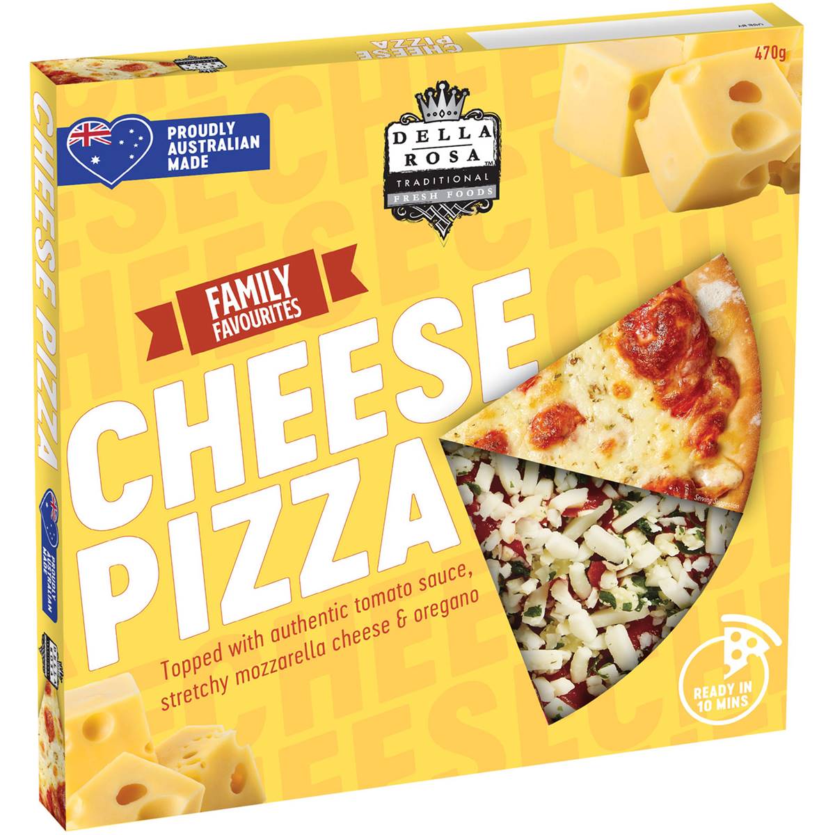 Della Rosa Family Cheese Pizza 470g | Woolworths