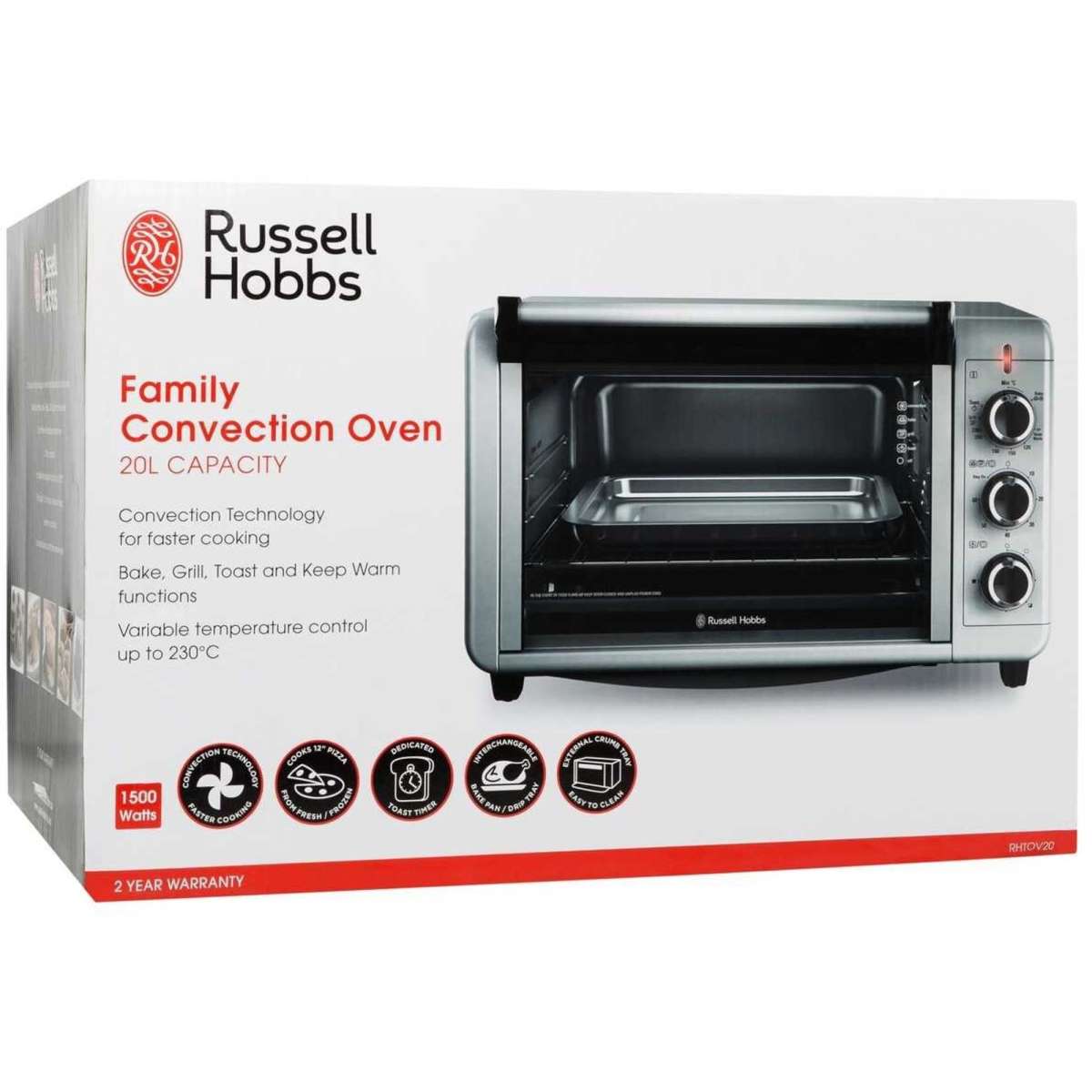 Russell Hobbs Family Convection Toaster Oven | Woolworths