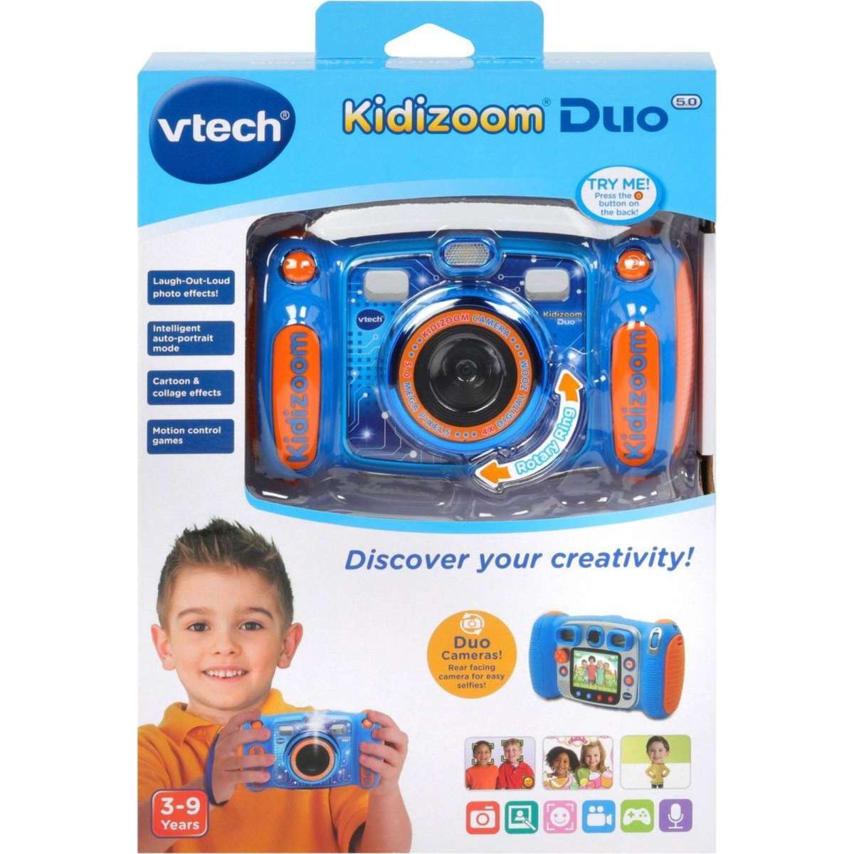 Vtech Kidizoom Duo Camera Blue | Woolworths