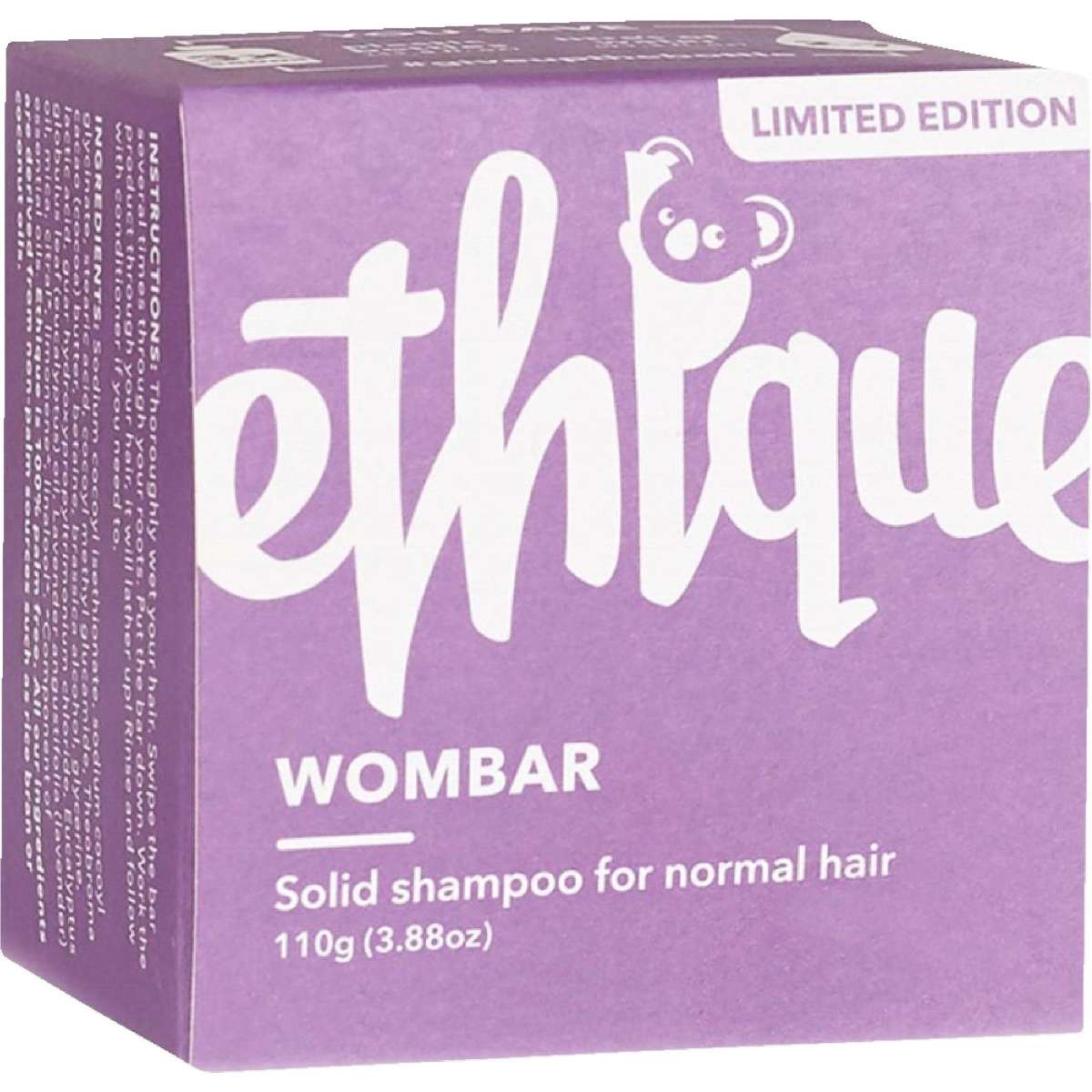 Ethique Solid Shampoo Bar Wombar Normal Hair 110g Woolworths