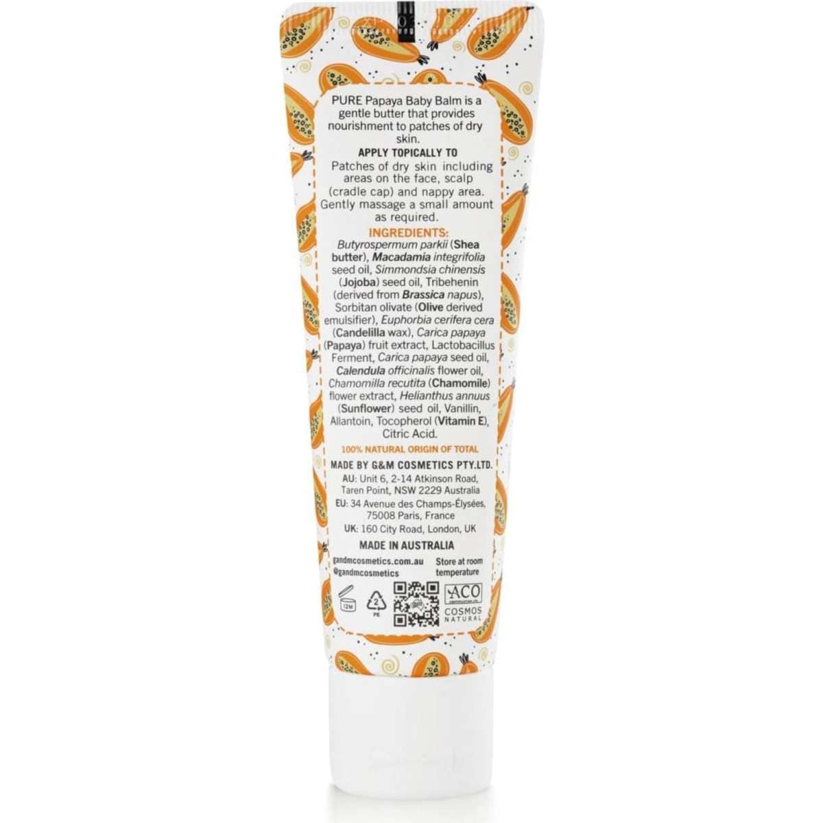 P'ure Papayacare Papaya Baby Balm 50g | Woolworths