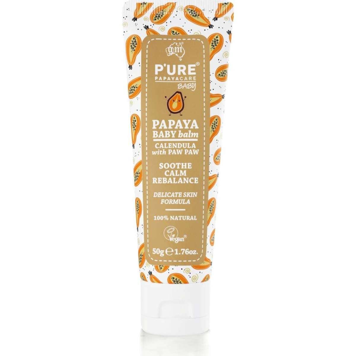P'ure Papayacare Papaya Baby Balm 50g | Woolworths