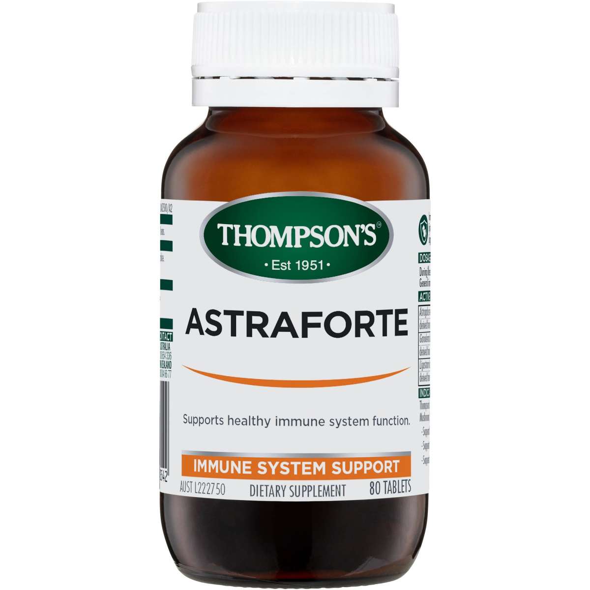 Thompson's Astraforte Tablets 80 Tablets | Woolworths