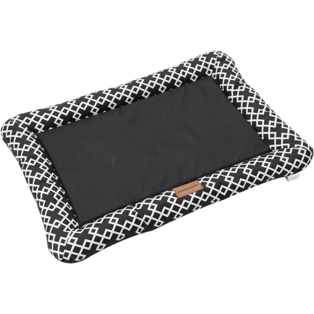Paws & Claws 85x58cm Fremantle Scatter Bed w/ Waterproof Top - Black ...
