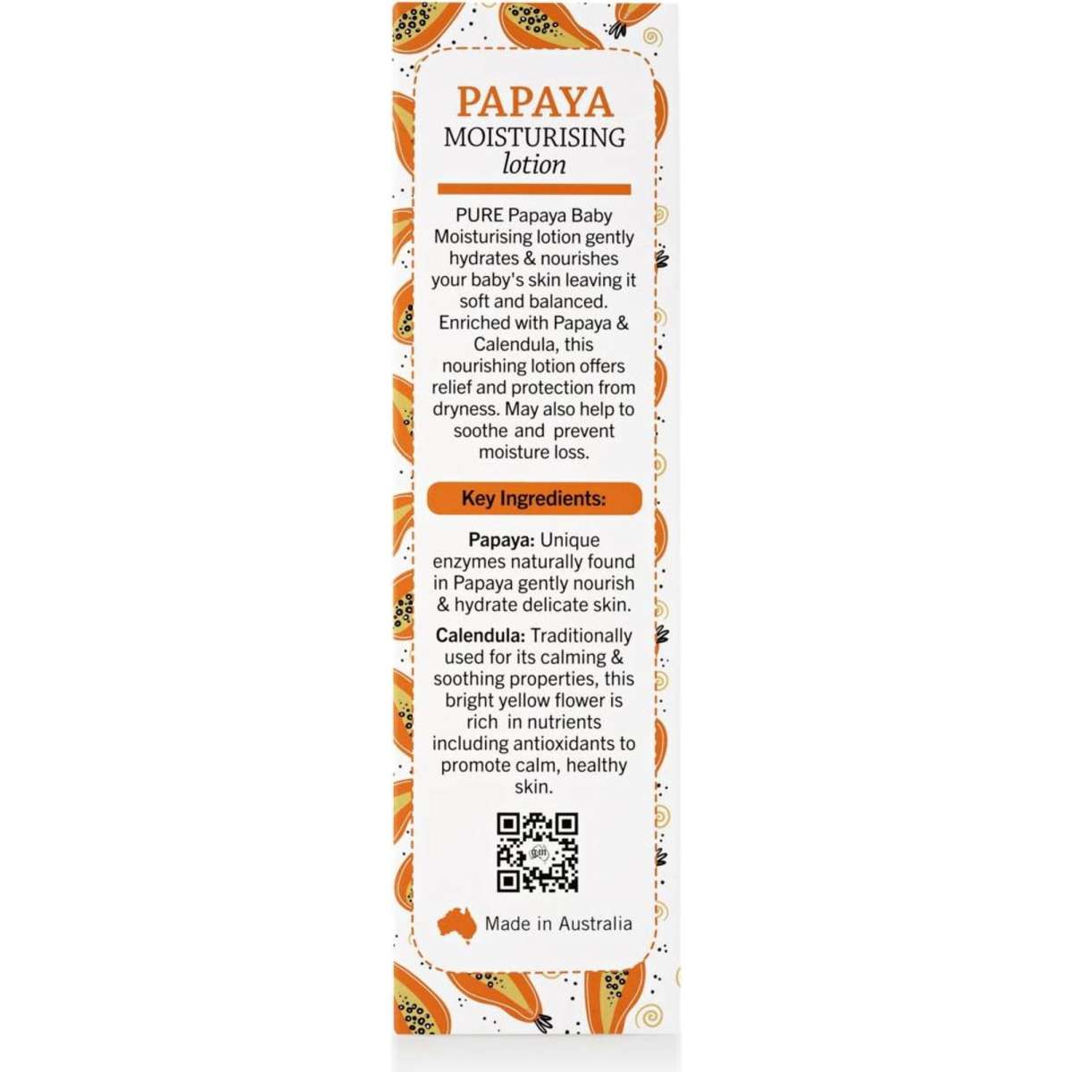 P'ure Papayacare Papaya Baby Moisturising Lotion 150ml | Woolworths