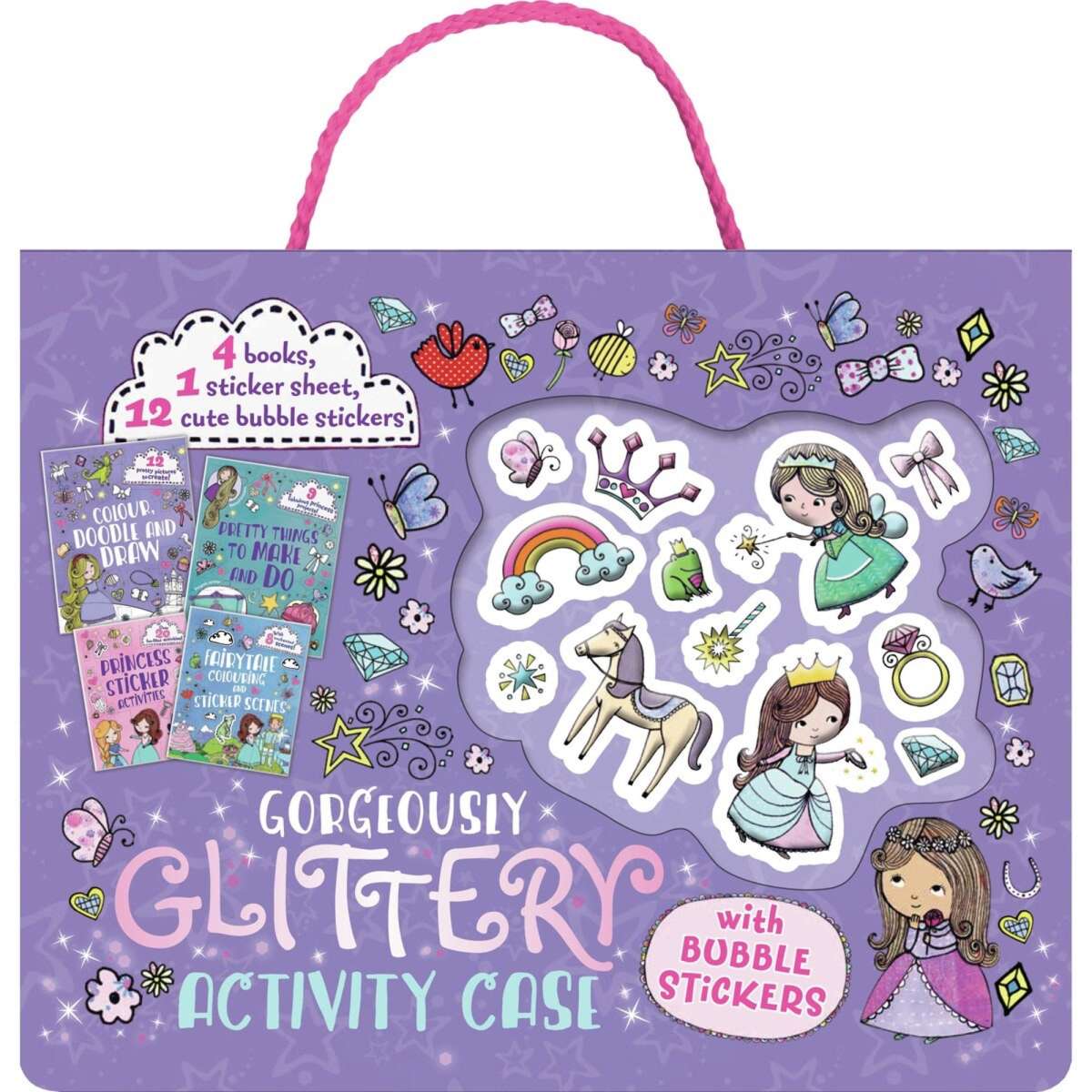 Bubble Sticker Activity Case, Gorgeous Glittery | Woolworths