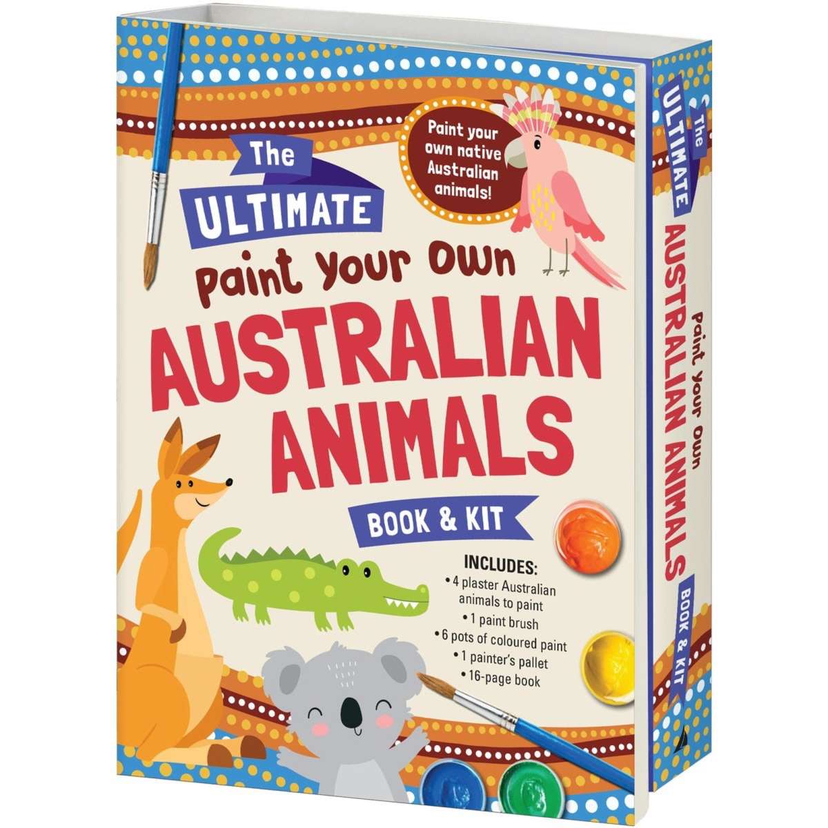 Paint Your Own Australian Animals Book and Kit | Woolworths