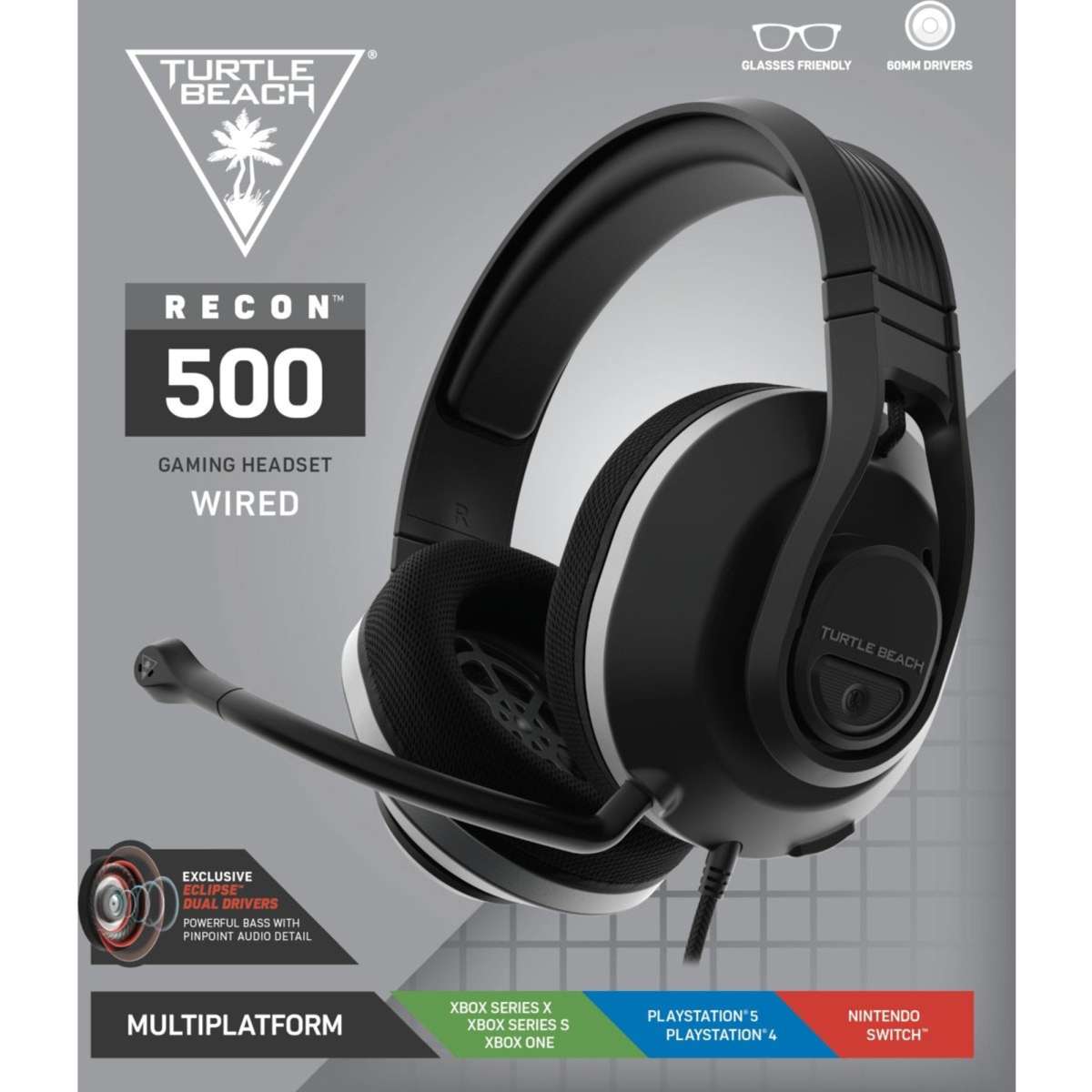 Turtle Beach Recon 500 Multiformat Gaming Headset - Black | Woolworths
