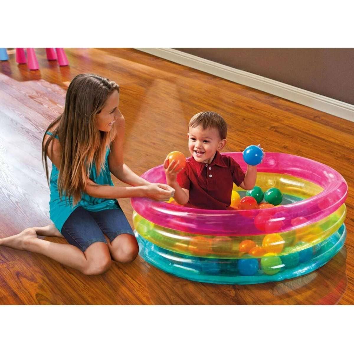 Intex Classic 3-Ring Baby Ball Pit | Woolworths