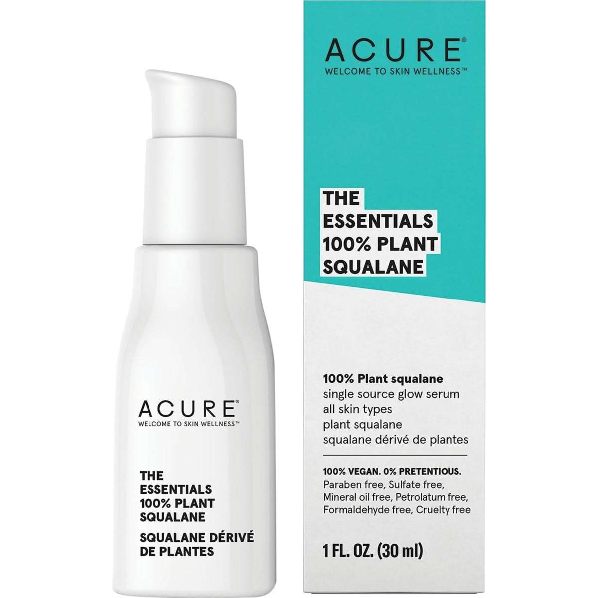 Acure The Essentials 100% Plant Squalane 30ml | Woolworths