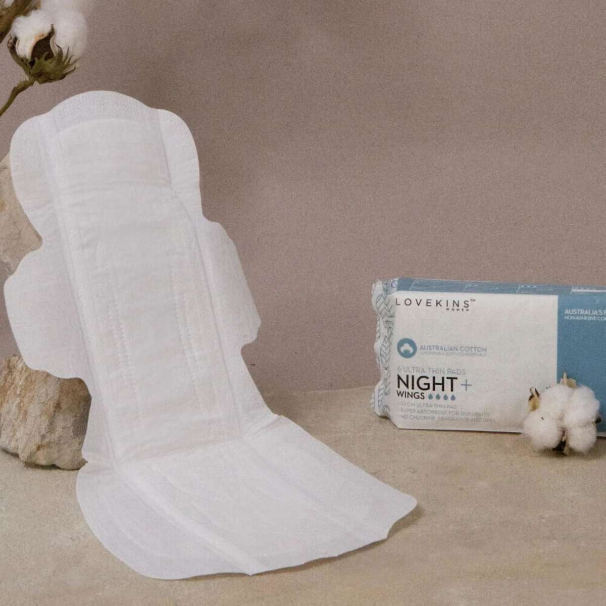 Lovekins Ultra Thin Night Pads Bundle 6 x 6 Ultra Thin Pads (Night ...