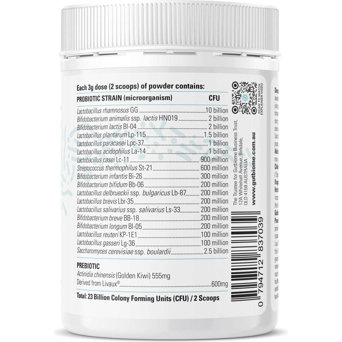 Gutbiome Advanced Synbiotic Powder 90g Woolworths