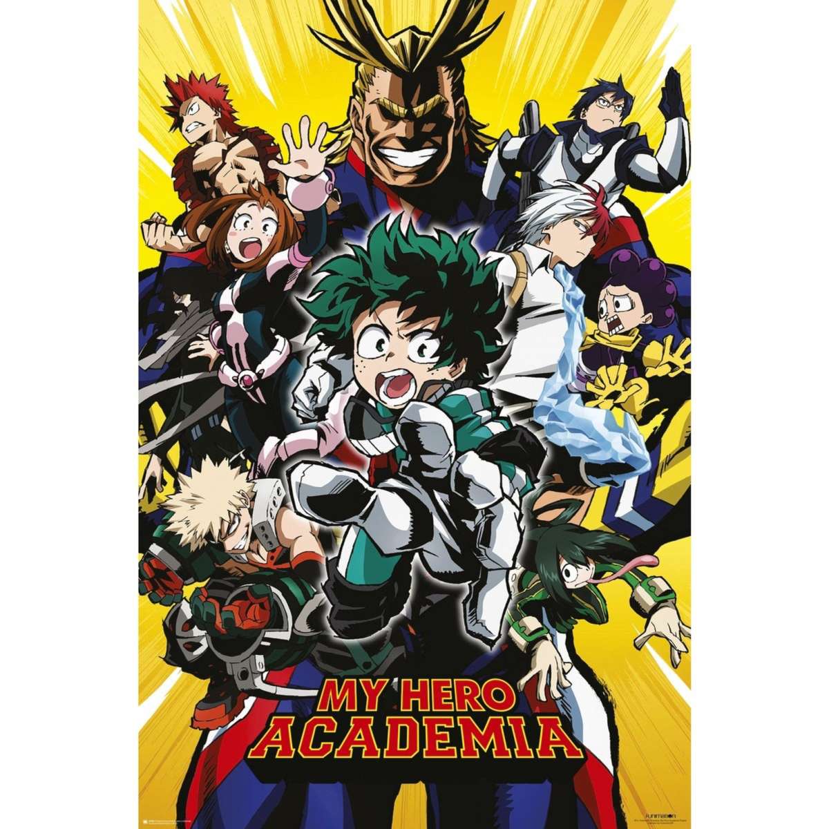 Impact Posters My Hero Academia Season 1 A1 Poster Woolworths