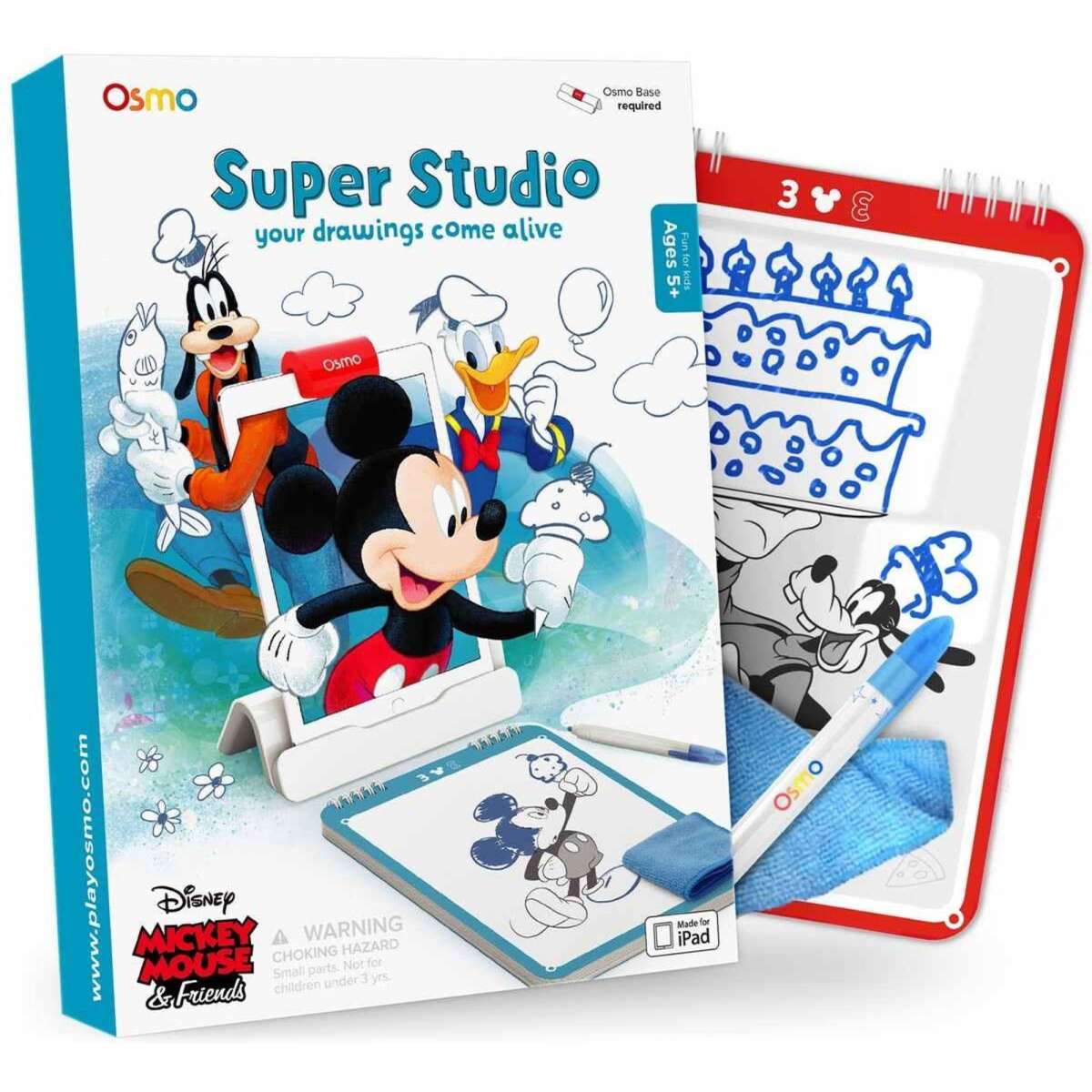Osmo Super Studio Mickey Mouse & Friends Drawing Game - Ages 5-11 ...