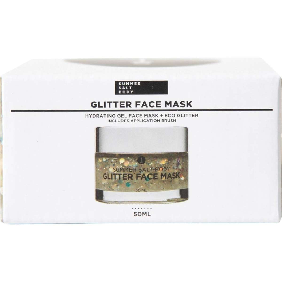 Summer Salt Body Glitter Face Mask 50ml | Woolworths