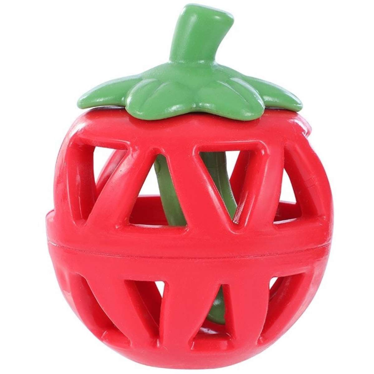 Paws & Claws Toothy Froothy TPR Treat Toy - Strawberry 11.2x8.6cm ...