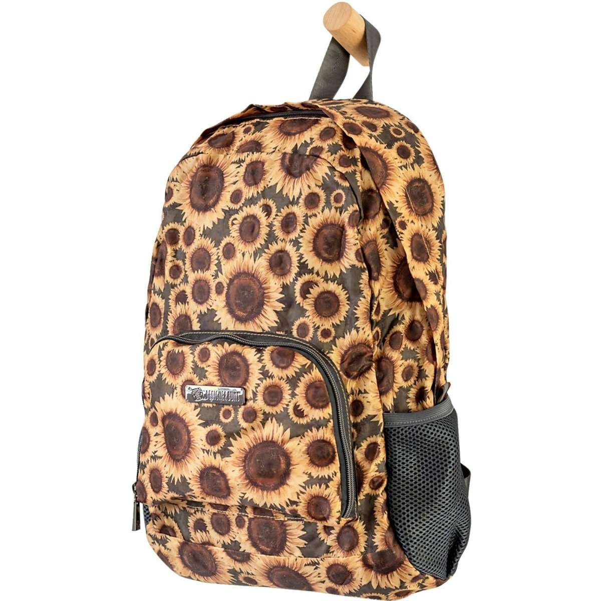 Designer Bums Foldable Backpack Vintage Sunflowers | Woolworths