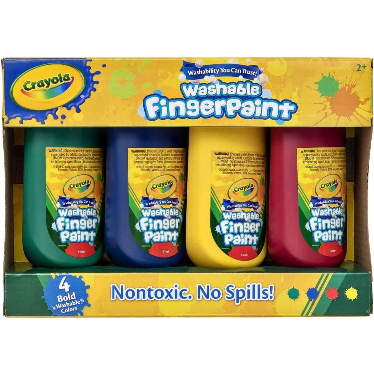 Crayola Finger Paint 4 Pack Woolworths crayola-finger-paint-4-pack-woolworths