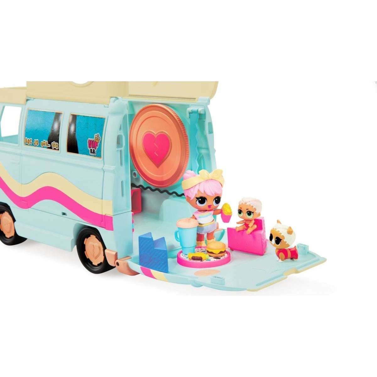 LOL Surprise 5-N-1 Grill & Groove Camper Fully-Furnished Playset ...