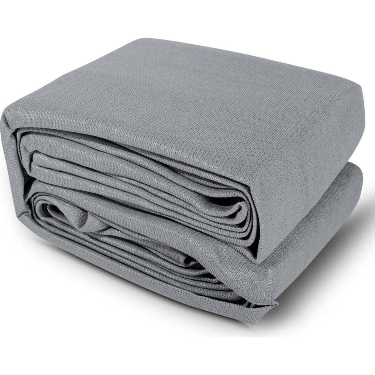 Instahut Shade Sail 3x3m Square 280GSM 98% Grey Shade Cloth | Woolworths