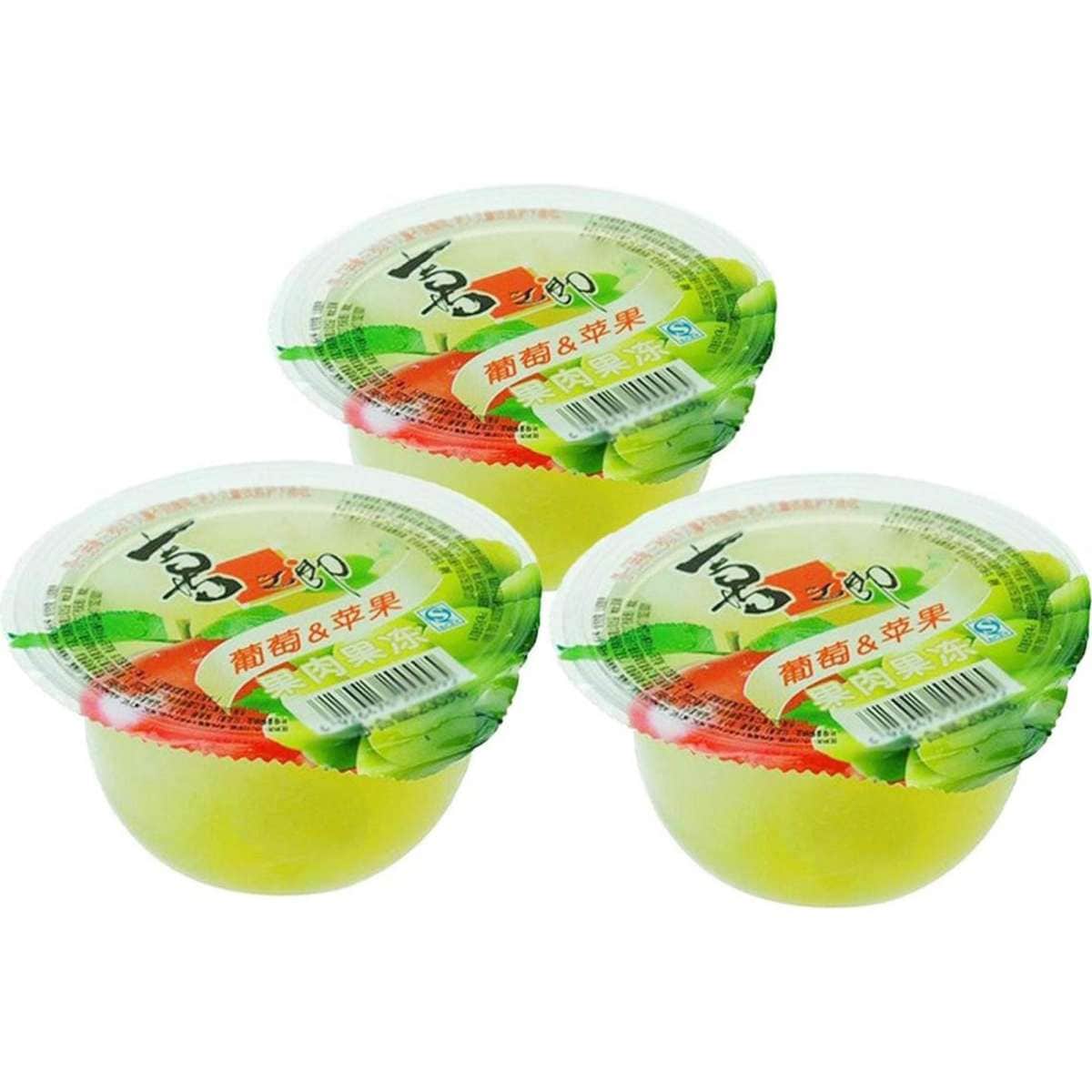 Strong Food Cici Fruit Jelly Grape & Apple Flavor 200g X 3Pack | Woolworths
