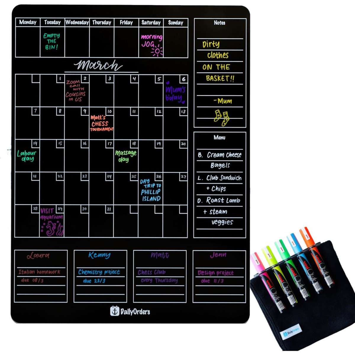 Daily Orders Command Centre - Medium - Portrait (inc. Accessories ...